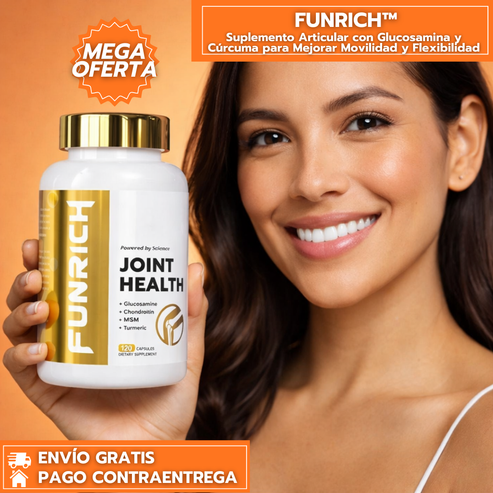 FUNRICH™ Suplemento Articular para Mejorar Movilidad y Flexibilidad ...